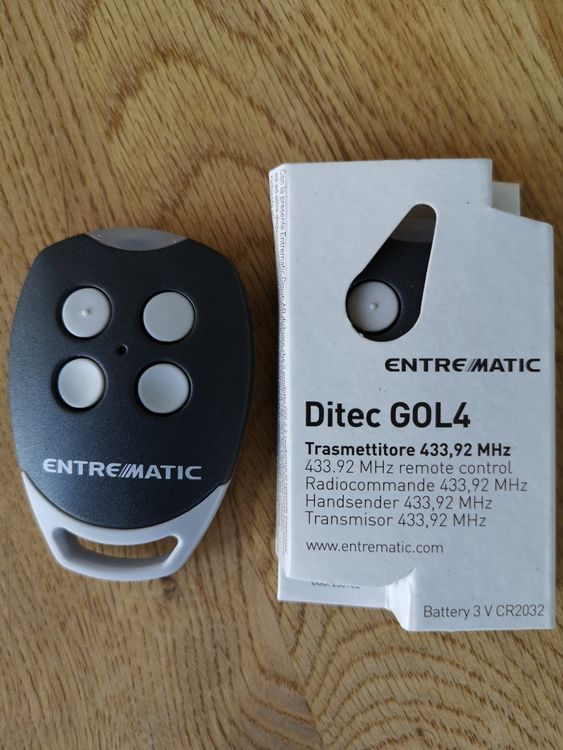 Ditec entrematic gol4 Garagentor fernbedienung 2x | Kaufen auf Ricardo