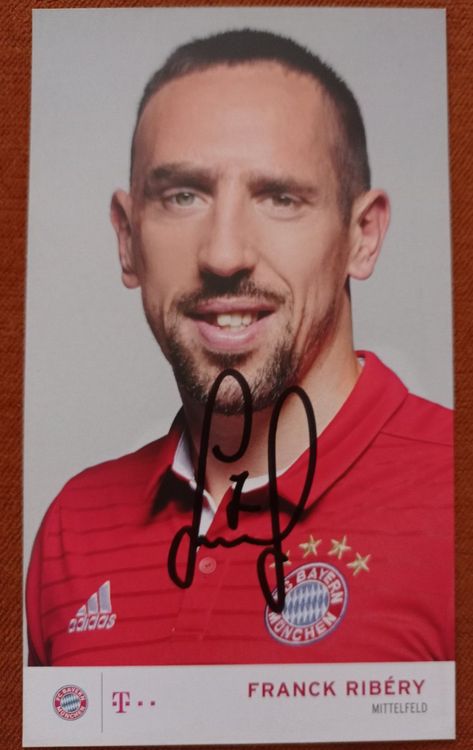 Franck Ribery Original signierte Autogrammkarte (Gebraucht) in Menziken ...