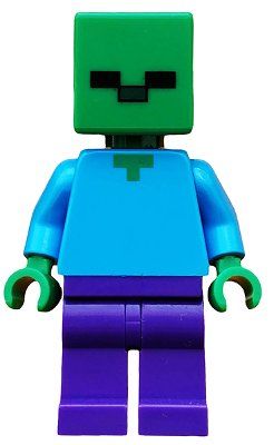 LEGO Minecraft min010 Zombie - Dark Purple Legs | Kaufen auf Ricardo