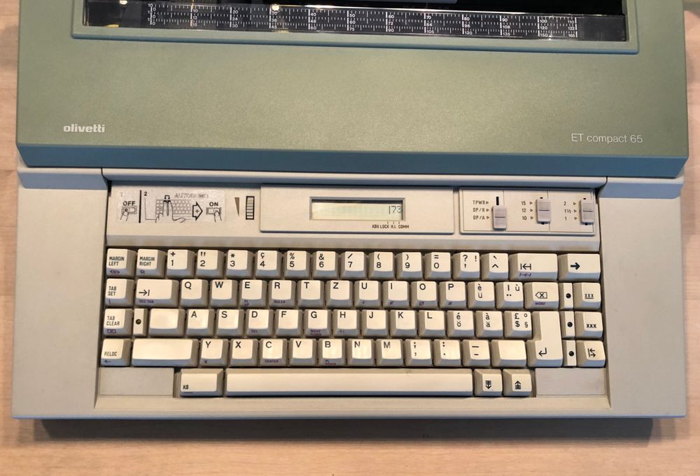 OLIVETTI ET Compact 65 – Elektronische Schreibmaschine (Gebraucht) in ...