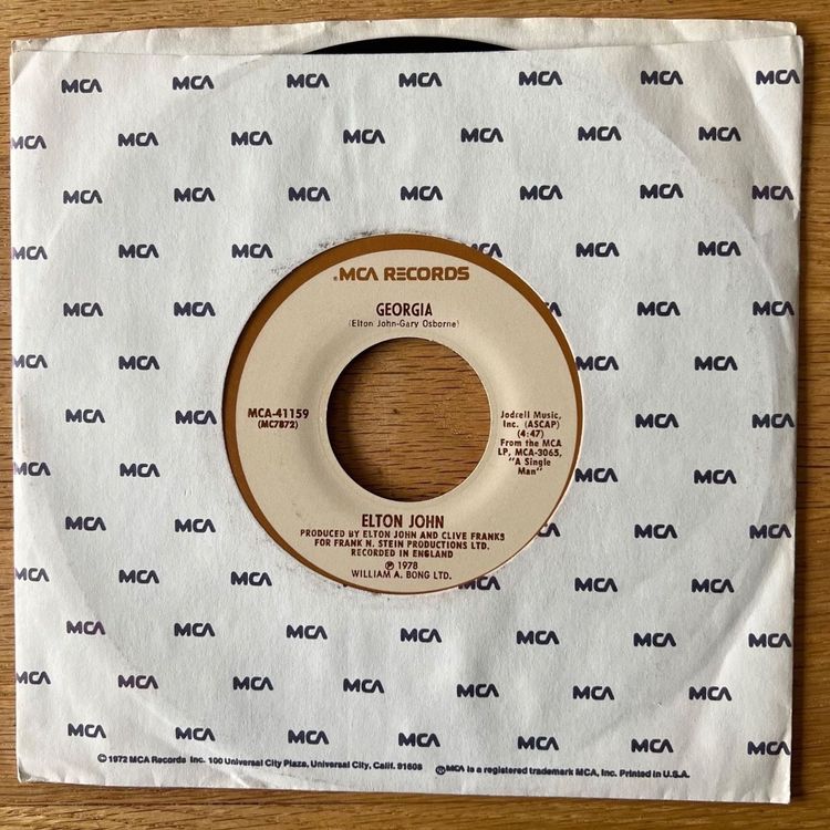 Elton John - Johnny B. Goode / 1. US-Press. 1979 (Gebraucht) in Gais ...