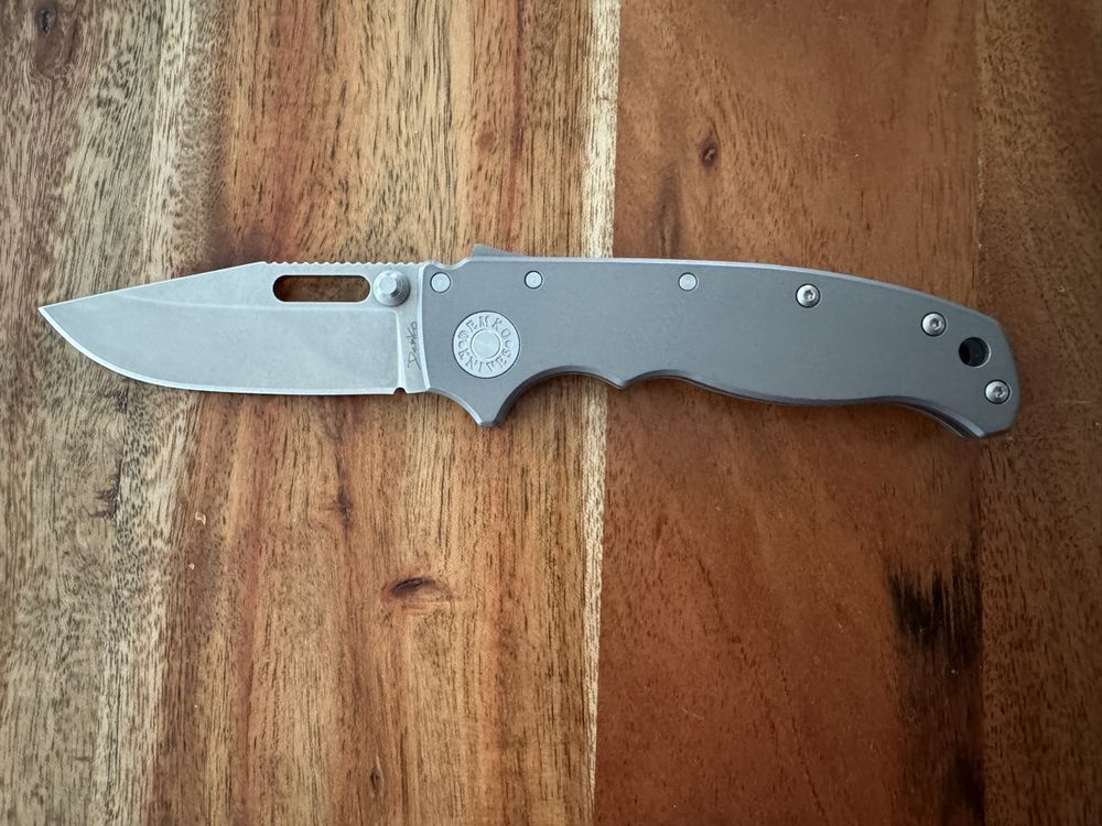 Andrew Demko AD20.5 3V Titanium Folder (Smooth Titanium) | Kaufen auf ...