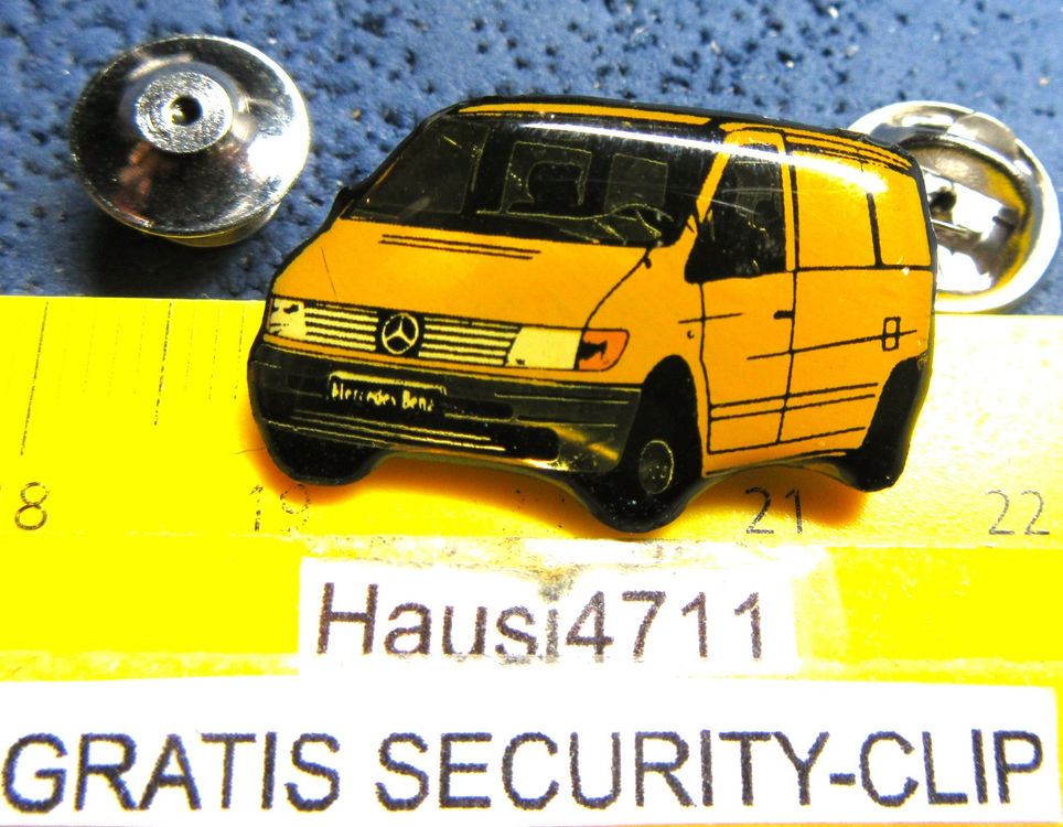 MERCEDES BENZ TRANSPORTER-BUS PIN GLASIERT ORIG.GESTEMPELT | Kaufen auf ...