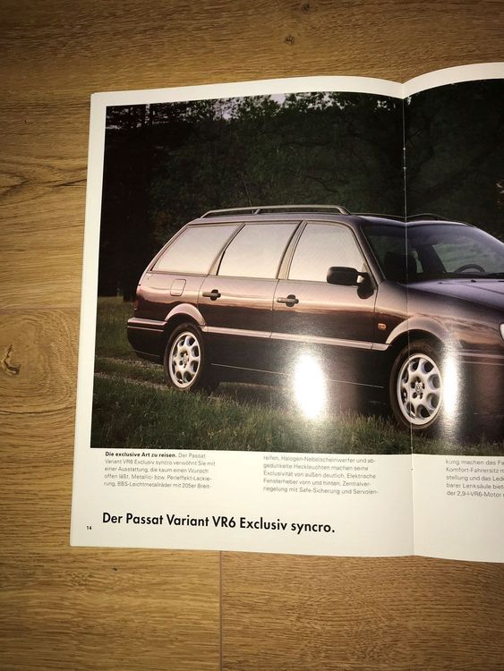 Prospekt VW syncro Golf Passat VR6 GL GT (Neu (gemäss Beschreibung)) in ...