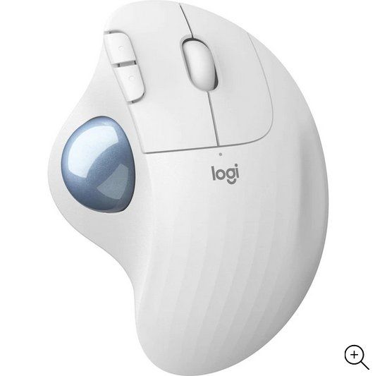LOGITECH ERGO M575 Wireless Trackball Grau/Weiss 910-005870 (Neu und ...