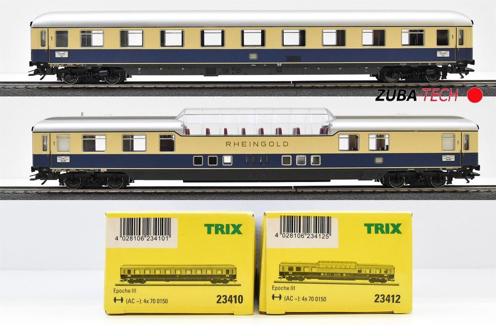 Roco 2x Rheingold Personenwagen DB H0 GS (Gebraucht) in St. Gallen für CHF 54.5 – mit Lieferung ...