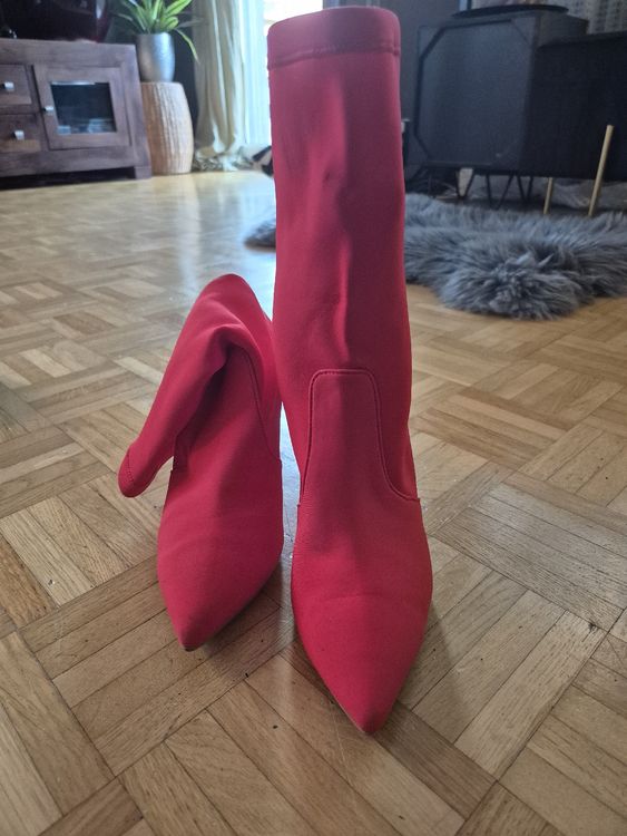 Red ankle boots, 39 (Neu (gemäss Beschreibung)) in Zürich für CHF 49 ...