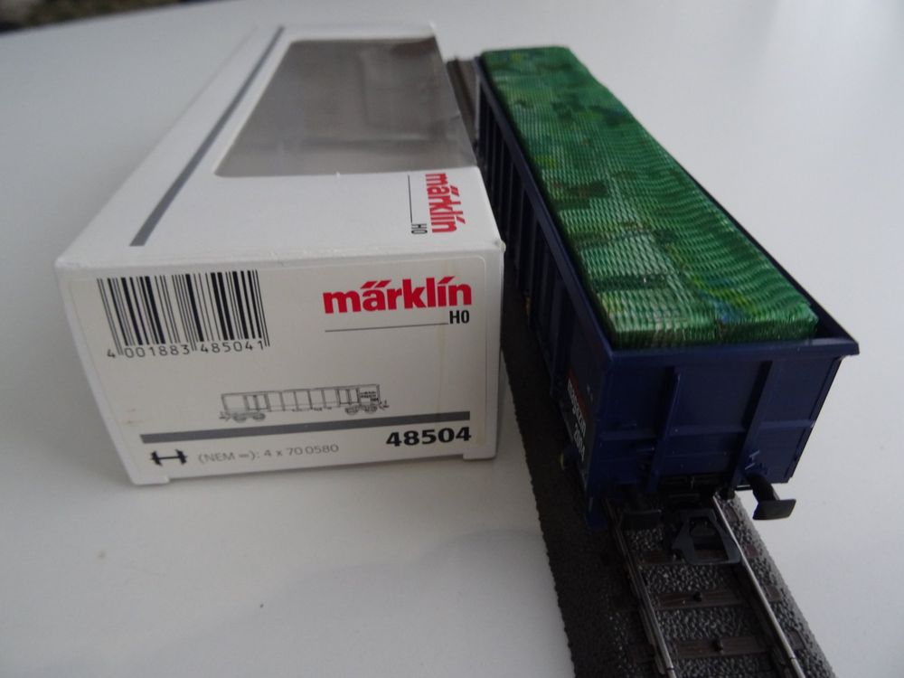 Märklin 48504 Eanos Hochbordwagen H0 / AC / Jahreswagen 2004 | Acheter ...