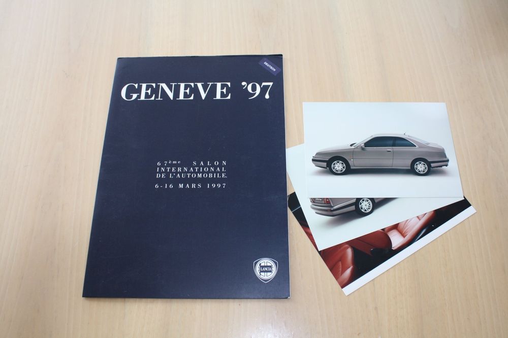 Lancia Pressemappe/Fotos Genfer Autosalon 1997 – Kappa Coupe (Gebraucht ...