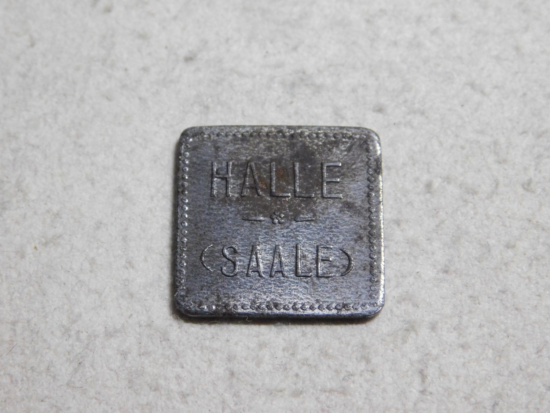 Petroleum-Marke/Notgeld Stadt Halle a.d. Saale ca. 1917/1920 (Gebraucht ...