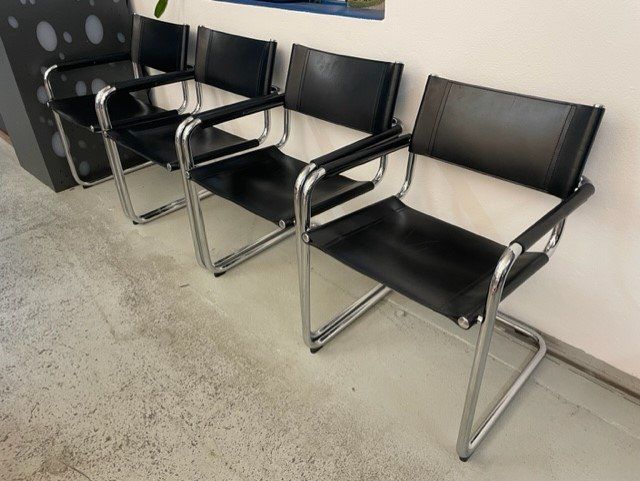 Leder Freischwinger Fasem S33 4 Stk. (Gebraucht) in Zollikofen für CHF 990 – nur Abholung auf ...