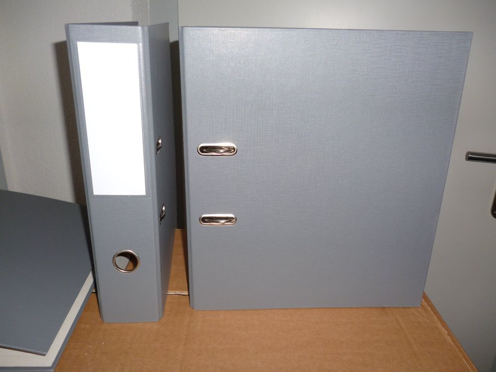 Bundesordner 2-Loch Anthrazit A4, 7,5 cm breit | Kaufen auf Ricardo