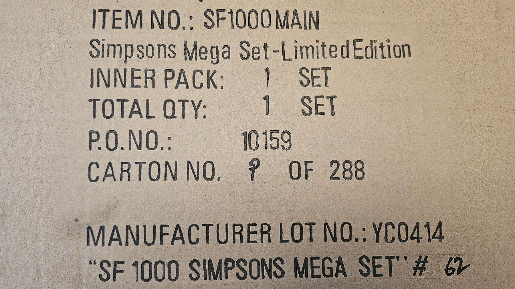 Mega Set: The Simpsons 25th Anniversary Limited Edition (Neu und ...