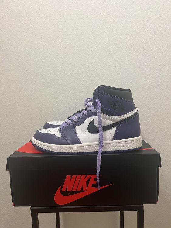 Nike Air Jordan 1 High OG "Court Purple" (Neu (gemäss Beschreibung)) in ...