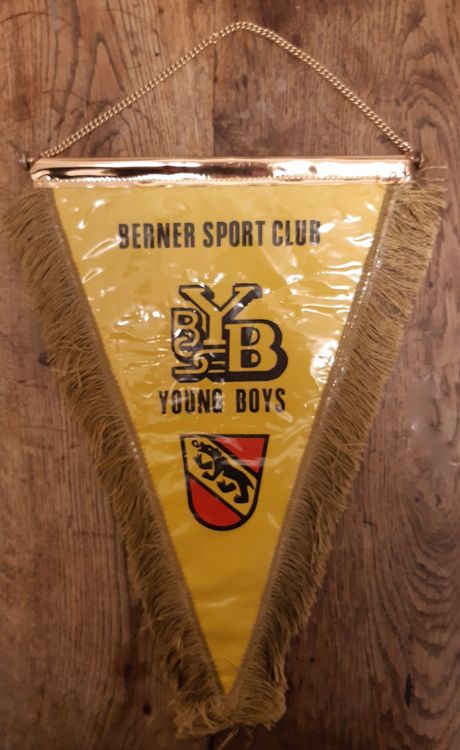 Vintage Wimpel BSC Young Boys 39 x 28cm, YB Bern (Gebraucht) in Basel für CHF 35 – mit Lieferung ...