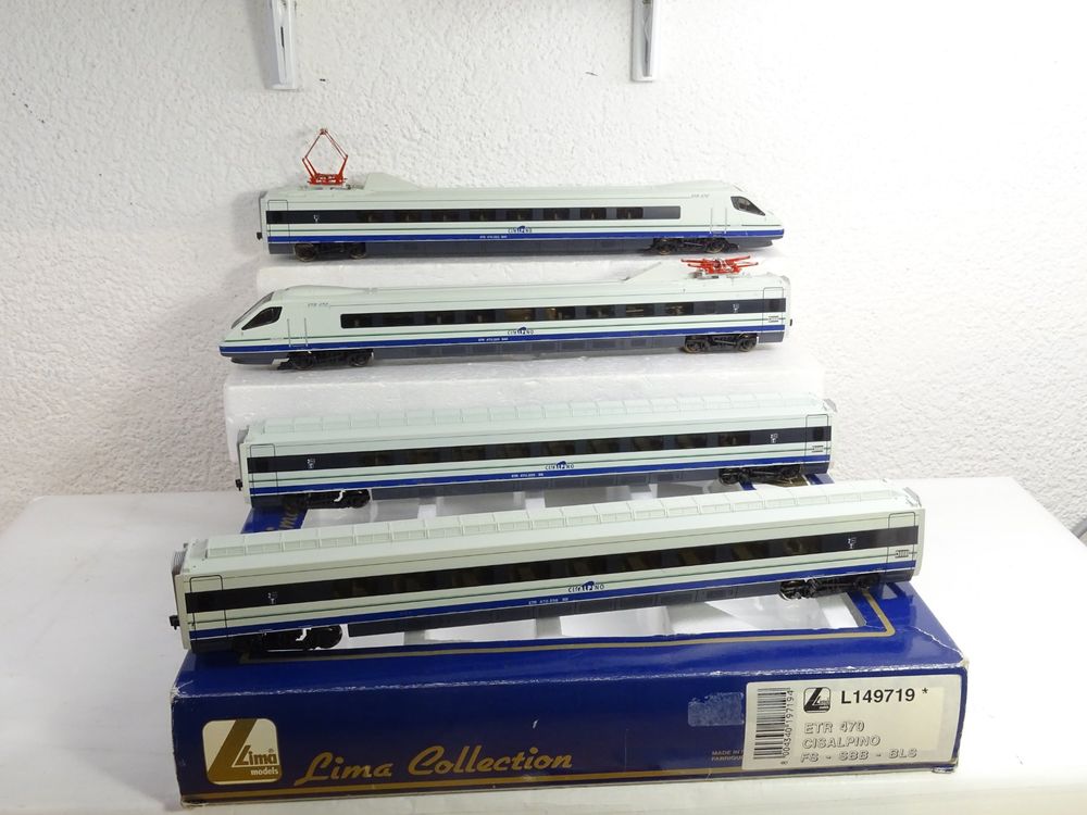Lima L149719 Cisalpino Zug, SBB/FS/BLS, ETR470. H0,GS/DC,OVP (Neu und ...
