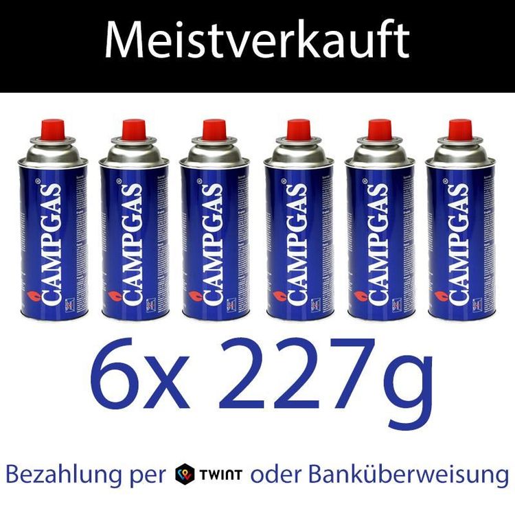 6 x Gaskartuschen 227g Butan Gaskocher (Neu und originalverpackt) in Niederglatt ZH für CHF 18.9 ...
