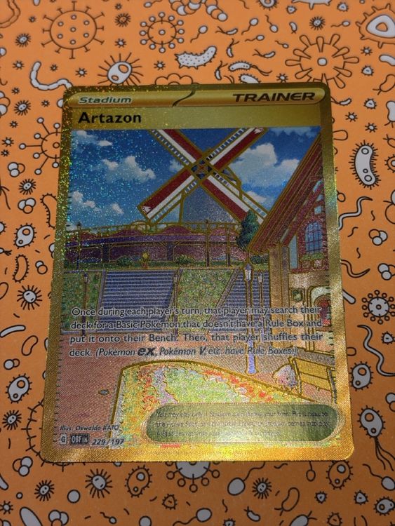 Artazon Gold Secret Rare - Pokemon Card - OBF 229 (Neu (gemäss ...