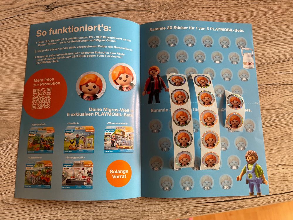 Migros Mania playmobil Sticker (Neu (gemäss Beschreibung)) in ...