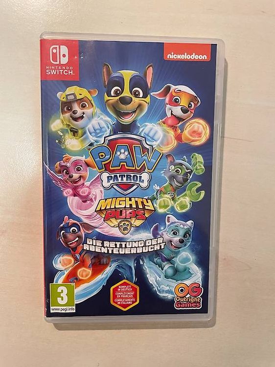 nintendo switch paw patrol mighty pups (Gebraucht) in Collombey für CHF ...
