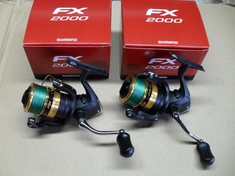 2x Shimano FX 2000 mit Schnur von DAM | Kaufen auf Ricardo