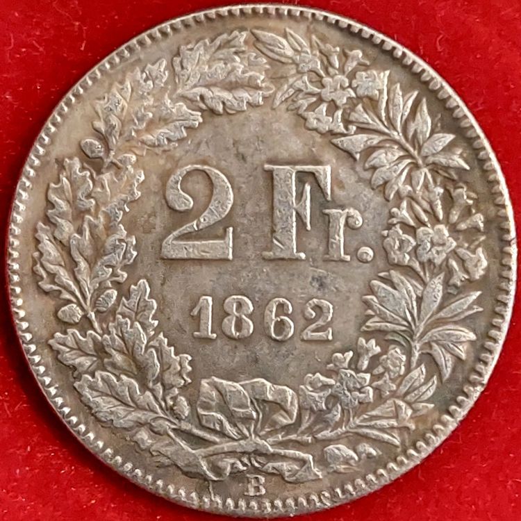 2 Franken 1862 (Replica) (Gebraucht) in Arch für CHF 8 – mit Lieferung auf Ricardo kaufen
