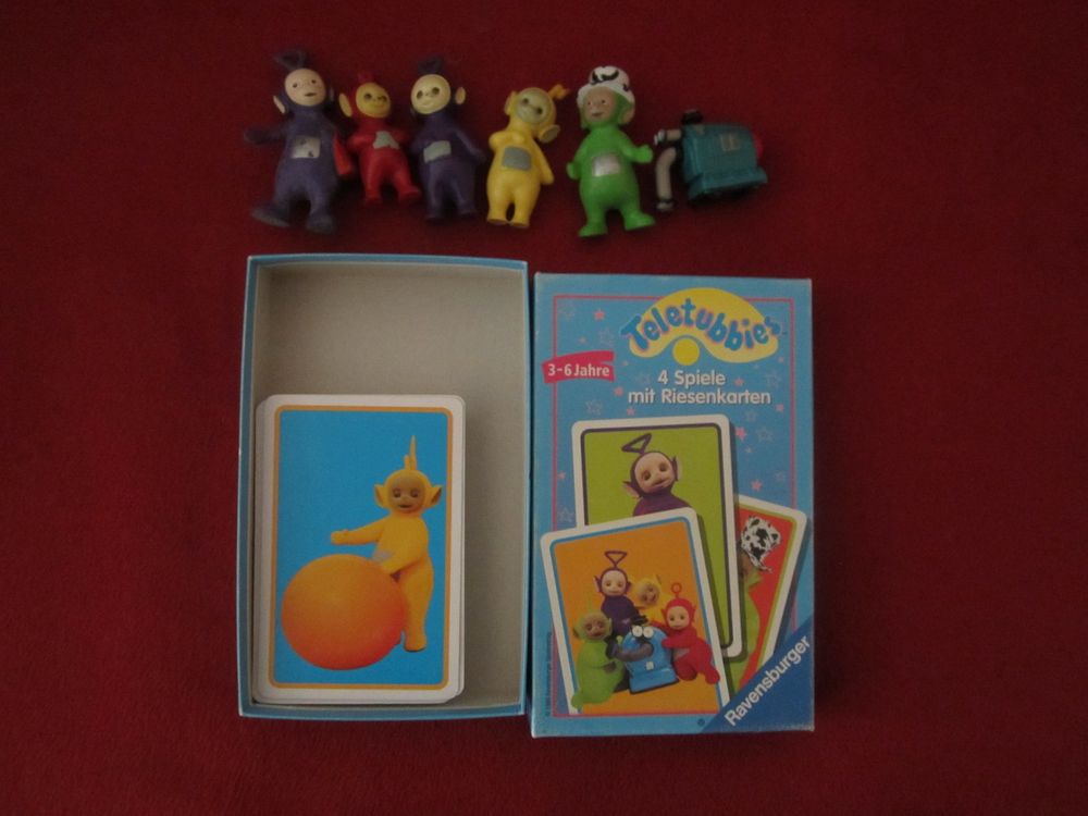TELETUBBIES-LOT: 6 X FIGUREN(BULLYLAND)+KARTENSPIEL!! (Gebraucht) in ...
