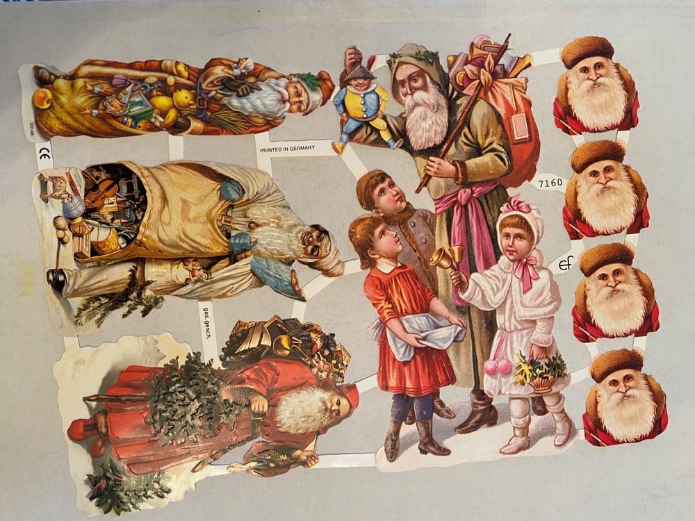 Oblaten Nostalgie Weihnachten Glanzbilder Nikolaus (Neu und originalverpackt) in Luzern für CHF ...