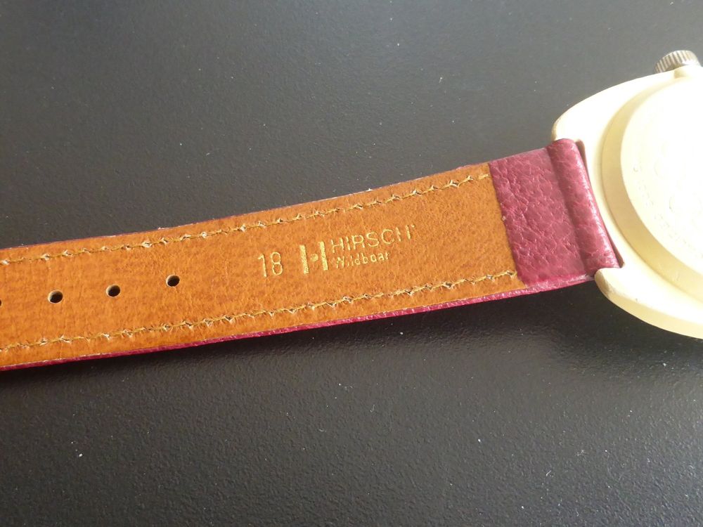 Vintage Uhr Kurz Eloga Fortis Mod. Flipper PVC Olympia 36mm (Gebraucht ...