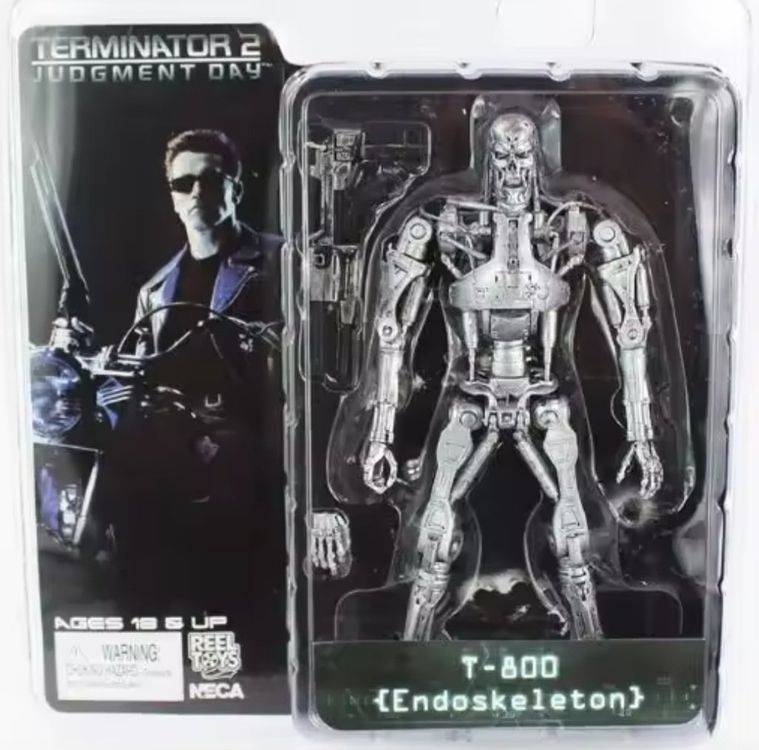 NECA Figurine The Terminator Endoskeleton T-800 18cm (Neu und ...
