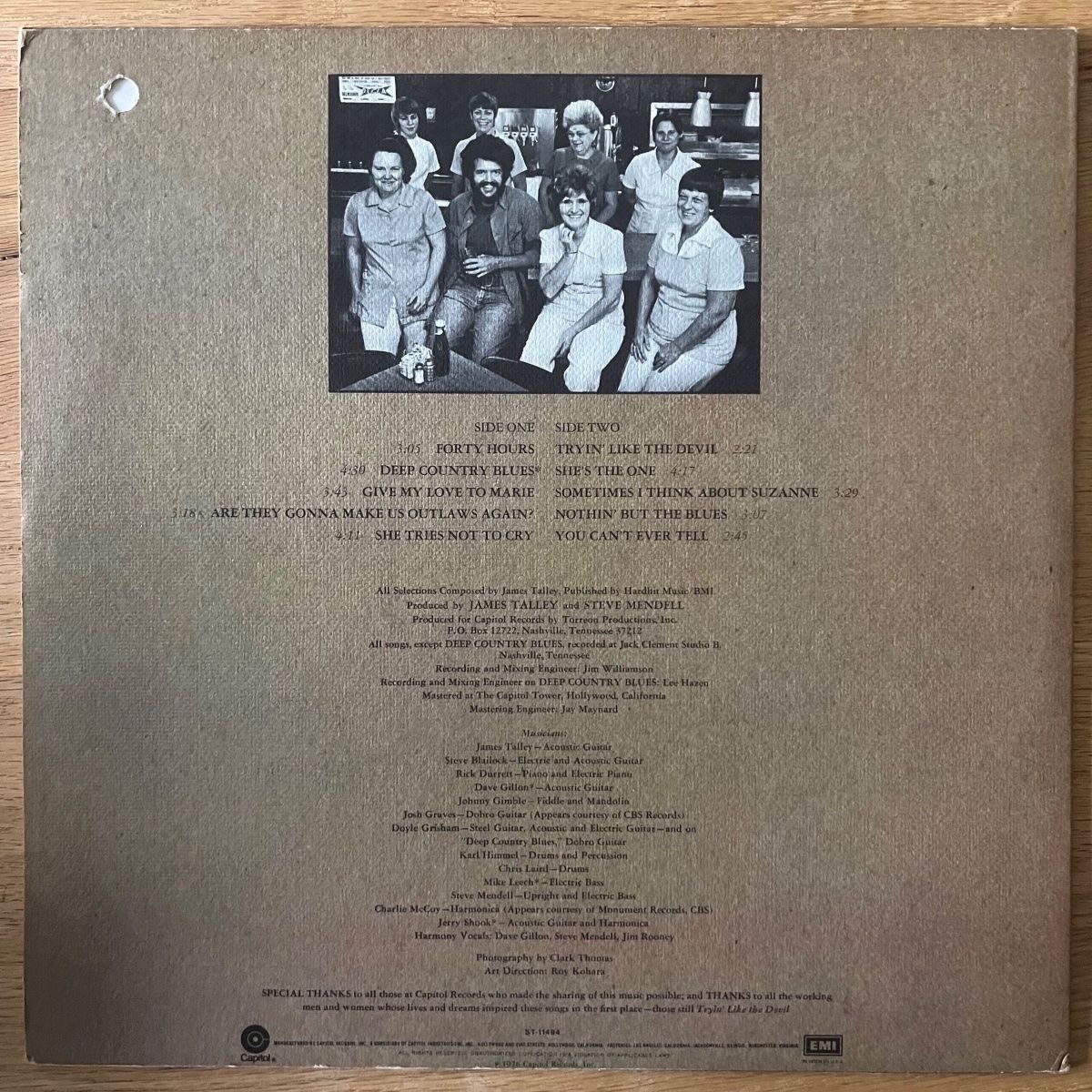 James Talley - Tryin' Like The Devil / 1. US-Press. 1976 (Gebraucht) in ...