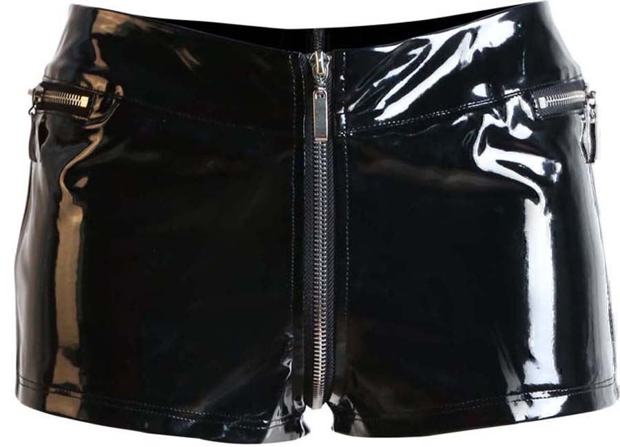 Sexy PVC Shorts mit dem Schrittreißversc (Neu und originalverpackt) in ...