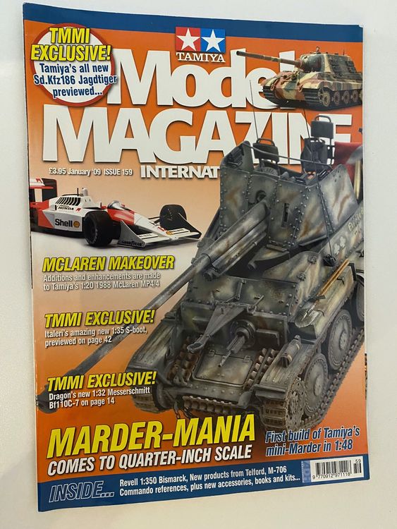 MAG ENG TAMIYA MODEL MAGAZINE 159 JANUARY 09 (Gebraucht) in MÜHLEDORF ...
