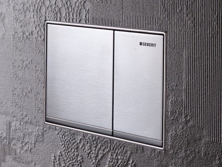 Betätigungsplatte GEBERIT Sigma 60 chrom gebürstet Fertigbau | Kaufen auf Ricardo