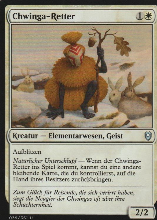 TCG Magic The Gathering MTG CLB 039 Chwinga-Retter (Neu (gemäss ...