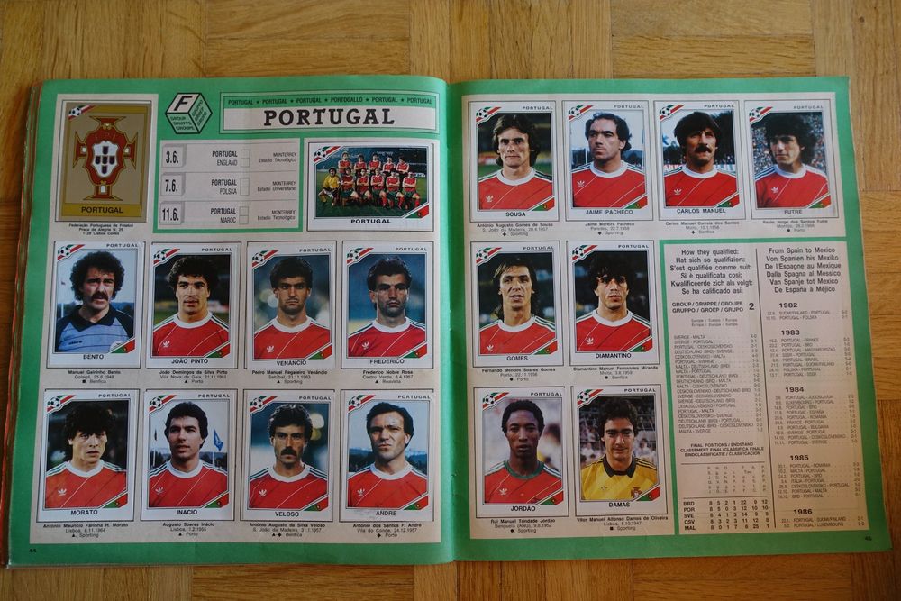 Panini Album WM 1986 komplett ohne Resultateintragungen (Gebraucht) in ...