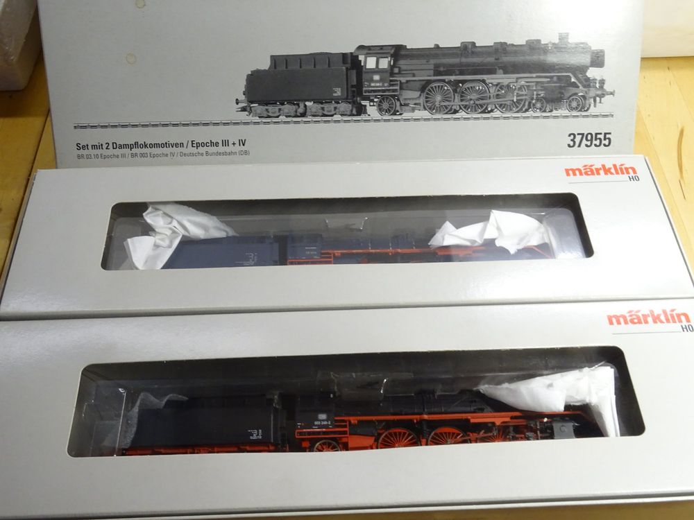 Märklin 37955 Dampflok Doppel Set, BR03 / 003 Digital, H0,WS | Acheter ...
