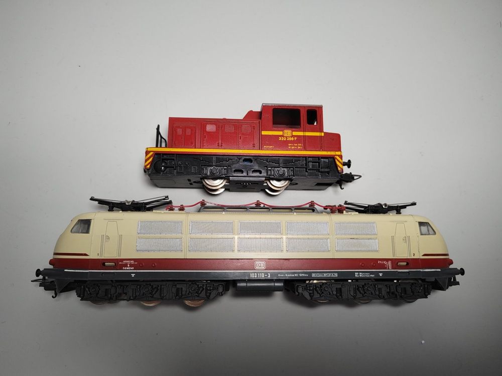2x Lima DB Lokomotiven (BR 103 und Rangierlok) | Kaufen auf Ricardo