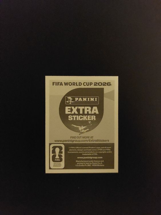 Extra Sticker Gold Panini World Cup 2026 (Rare) Valverde (Neu und ...
