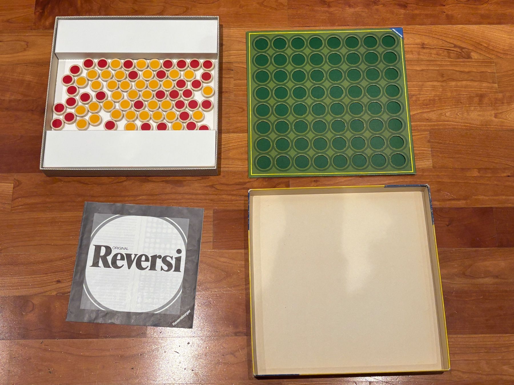 Reversi vintage Brettspiel Holzsteine Ravensburger 1976 TOP! (Gebraucht ...