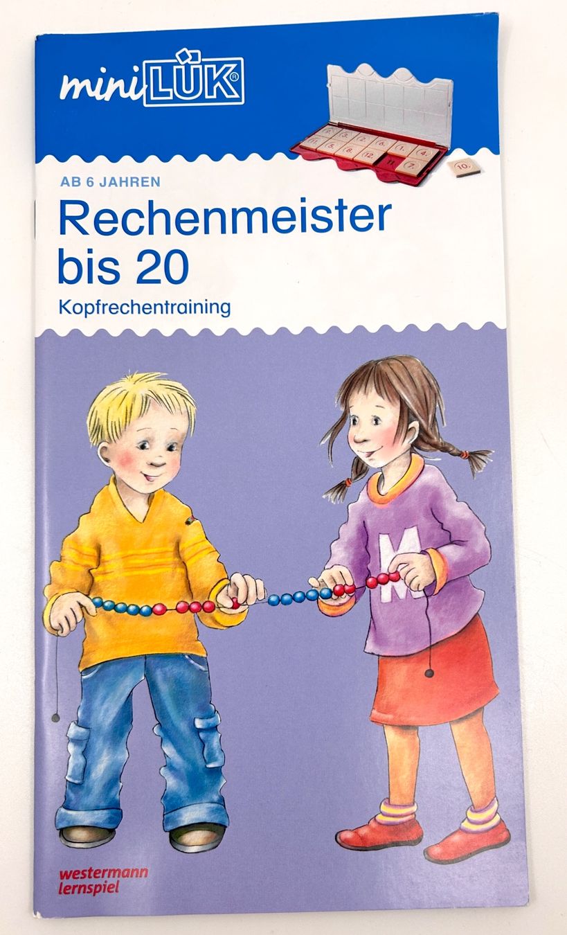 Mini Lük Heft "Rechenmeister bis 20" ab 6 Jahren (Gebraucht) in Murten ...