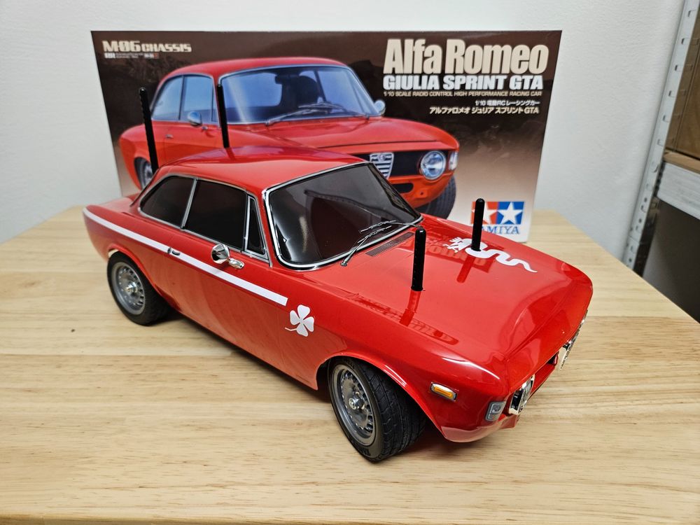 Tamiya Alfa Romeo Giulia Sprint GTA M-06 58486 (Neu (gemäss ...