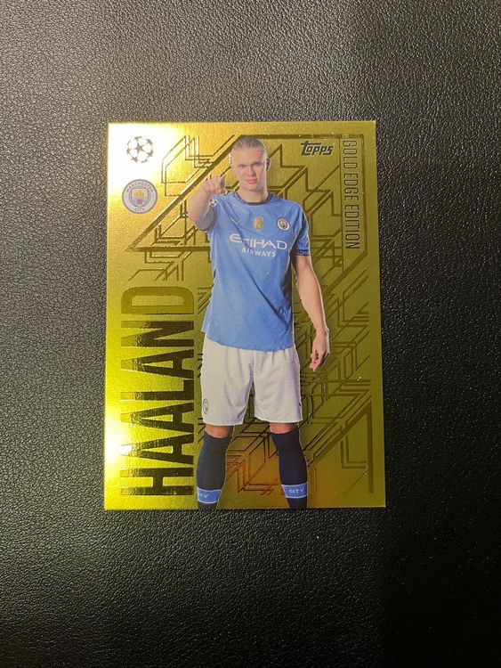 Topps Match Attax 2024/25 Gold Edge Edition Haaland GE2 (Neu (gemäss ...