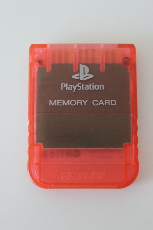 Original Sony Memory Card PS1 - PlayStation 1 - rot | Kaufen auf Ricardo