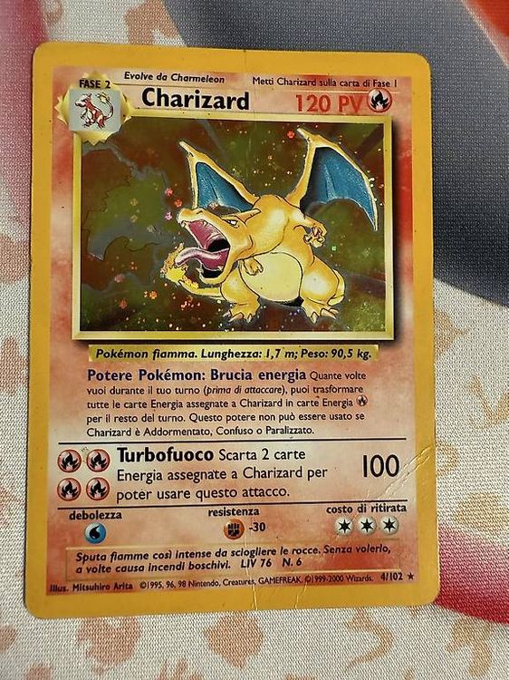 Charizard set base ITA (Usato) a Brione (Verzasca) per CHF 300 – solo ...
