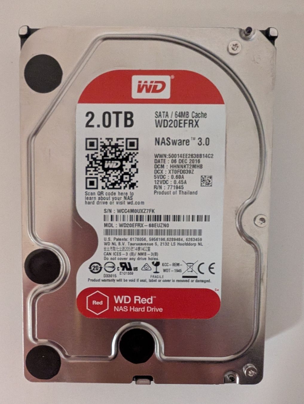 WD Red NAS Hard Drive 2.0TB - Top Zustand! (Gebraucht) in St. Gallen ...