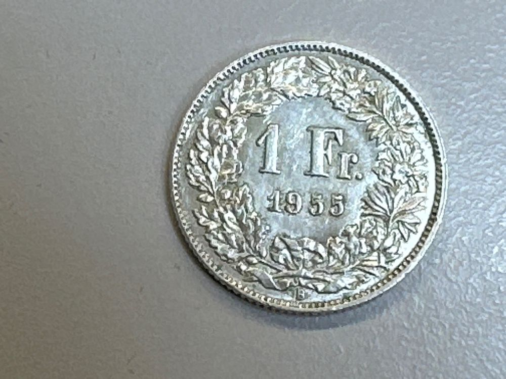1 Fr. Schweiz Silber 1955 -vz | Kaufen auf Ricardo