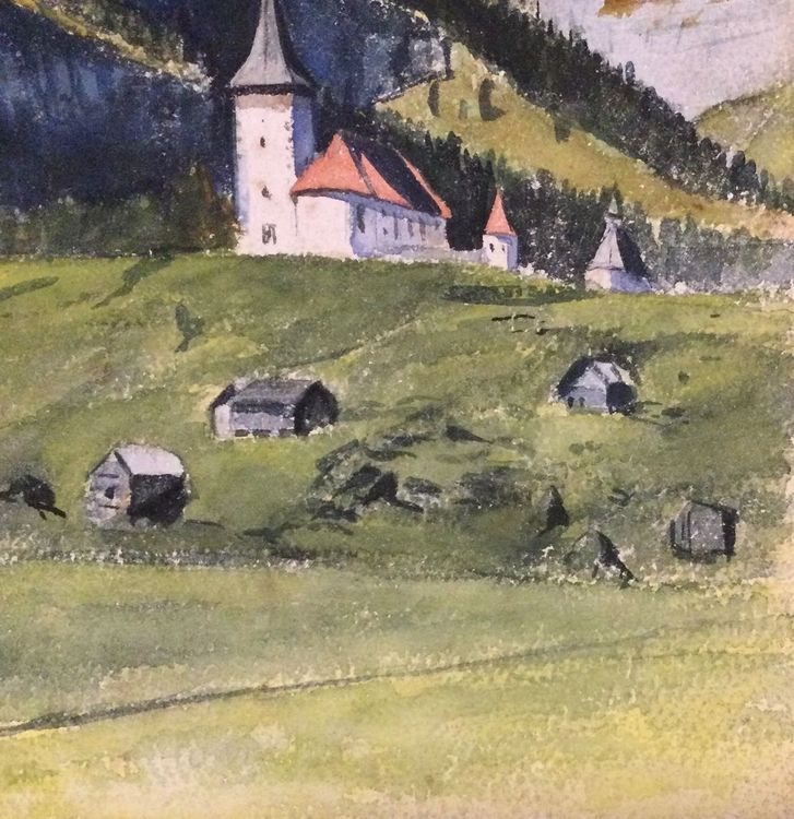 KÜNSTLER ? NICHT SIGNIERT AQUARELL | Kaufen auf Ricardo