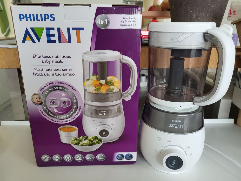 PHILIPS AVENT Kombinierter Dampfgarer & Mixer 4-in-1 (Gebraucht) in ...