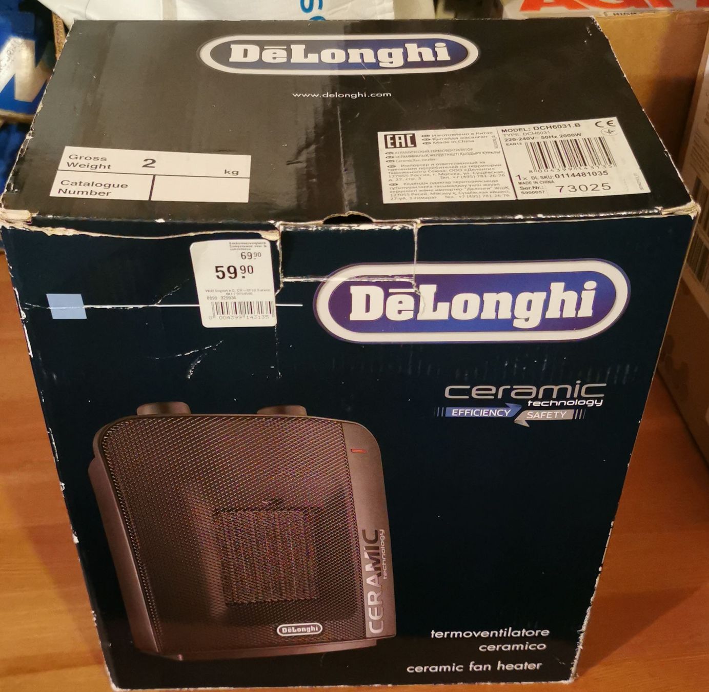DeLonghi Keramik Heizlüfter - Schnell die Kälte vertreiben! (Neu ...
